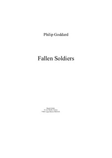 Fallen Soldiers for three C trumpets and organ by P. Goddard on MusicaNeo