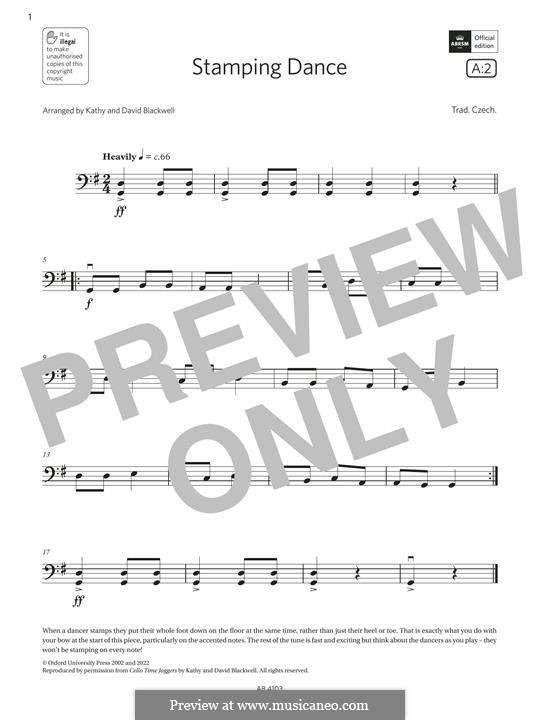 Stamping Dance by folklore - sheet music on MusicaNeo