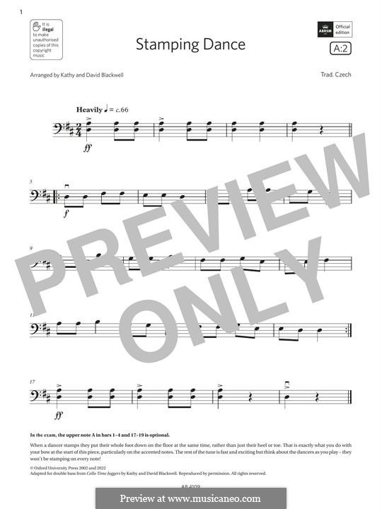 Stamping Dance by folklore - sheet music on MusicaNeo