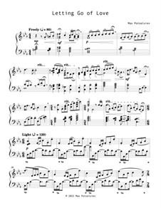 Letting go of Love by M. Potseluiev - sheet music on MusicaNeo