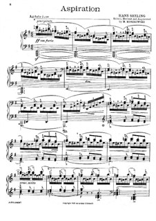 Aspiration by H. Seeling - sheet music on MusicaNeo