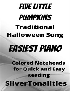 Five Little Pumpkins by folklore - sheet music on MusicaNeo