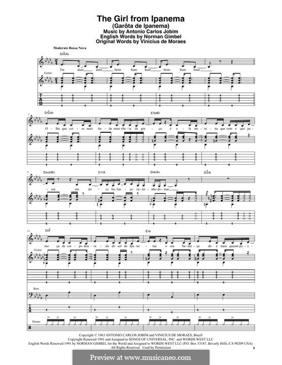 Instrumental version (The Girl from Ipanema (Garota de Ipanema)) by A.C ...