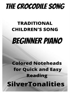 The Crocodile Song by folklore - sheet music on MusicaNeo