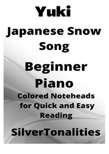 Yuki Japanese Snow Song by folklore - sheet music on MusicaNeo