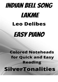Bell Song (Lakmé) by L. Delibes - sheet music on MusicaNeo