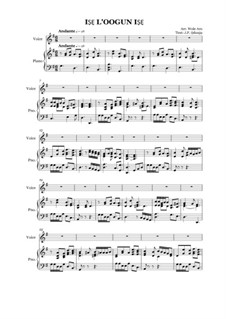 Ise Loogun Ise (Work is the Antidote for Lack), Op.7 by W. Aro on MusicaNeo