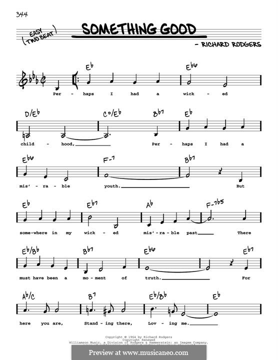 Something Good (from The Sound of Music) by R. Rodgers on MusicaNeo