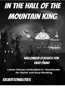 In the Hall of the Mountain King Halloween Classics for Easy Piano by J ...