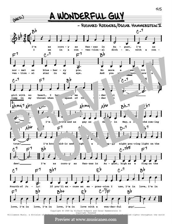 A Wonderful Guy (from South Pacific) by R. Rodgers on MusicaNeo