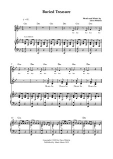 Buried Treasure by D. Whittle - sheet music on MusicaNeo