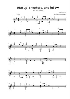 Rise Up, Shepherd, and Follow by folklore - sheet music on MusicaNeo