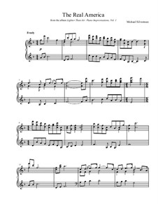 The Real America by M. Silverman - sheet music on MusicaNeo