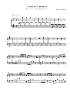 Home for Christmas by M. Silverman - sheet music on MusicaNeo