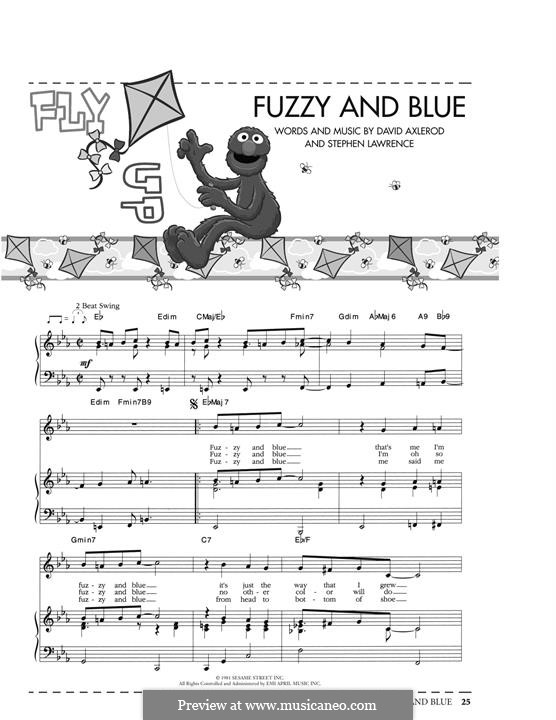 Fuzzy And Blue (from Sesame Street) by S. Lawrence on MusicaNeo