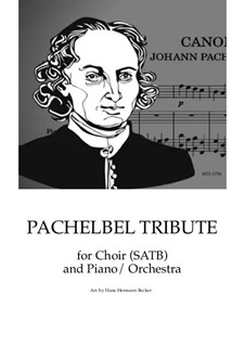 Tribute by J. Pachelbel - sheet music on MusicaNeo