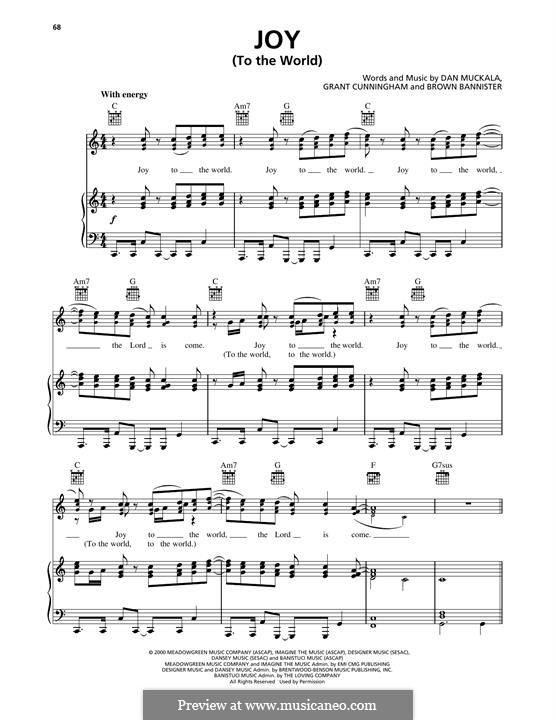 Joy (To The World) (Avalon) by B. Bannister, D. Muckala, G. Cunningham ...