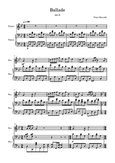 Ballade No.3 by Ö. Karaatlı - free download on MusicaNeo