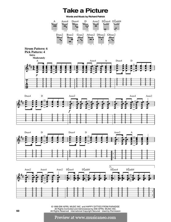 Take a Picture (Filter) by R. Patrick - sheet music on MusicaNeo