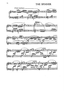 La fileuse (The Spinner) by M. Balakirev - sheet music on MusicaNeo