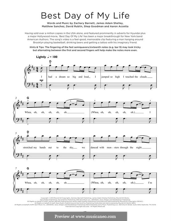 Best Day of My Life by M. Goodman, A. Accetta, D. Rublin, J. Shelley, M ...