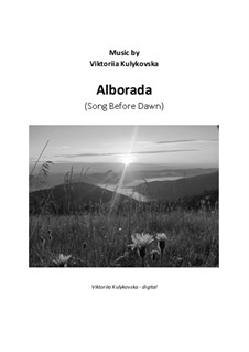 Alborada (Song Before Dawn) by V. Kulykovska - sheet music on MusicaNeo