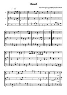 Marsch by A. Bruckner - sheet music on MusicaNeo