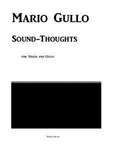 Sound-Thoughts by M. Gullo - sheet music on MusicaNeo