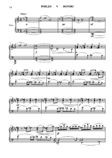 Suite for piano No.2 (5 movements) by V. Polionny on MusicaNeo