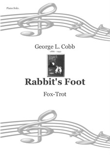 Rabbit's Foot - Fox-Trot by G.L. Cobb - free download on MusicaNeo