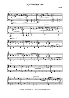My Summertime by Rainer L. - sheet music on MusicaNeo