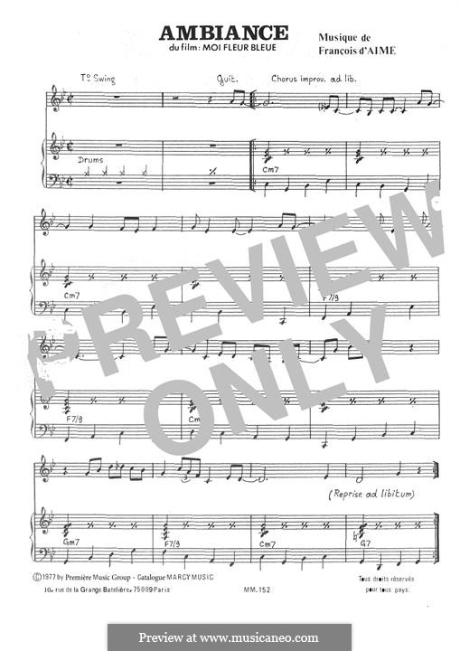Ambiance by F. d'Aime - sheet music on MusicaNeo