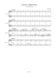 Magic Christmas by Lena Orsa - sheet music on MusicaNeo