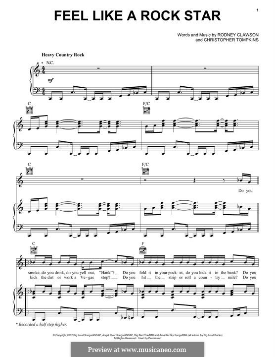 Feel Like A Rock Star (Kenny Chesney and Tim McGraw) by C. Tompkins on ...