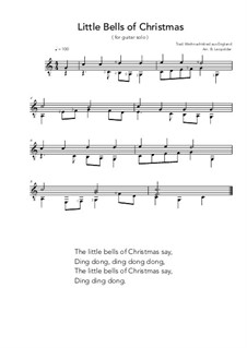 Little Bells of Christmas by folklore - sheet music on MusicaNeo