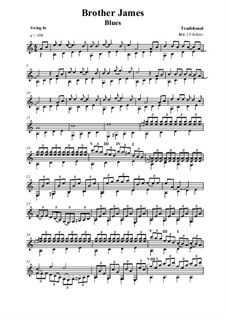 Brother James by folklore - sheet music on MusicaNeo