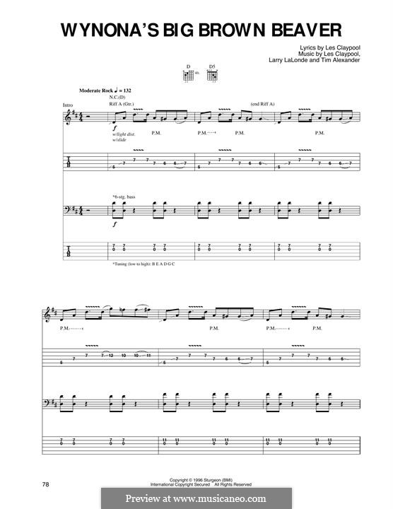 Wynona's Big Brown Beaver (Primus) by L. Claypool on MusicaNeo