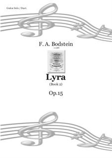 Lyra (book 2) - Guitar Selection, Op.15 by F.A. Bodstein on MusicaNeo