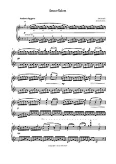Snowflakes by D. Ettelt - sheet music on MusicaNeo