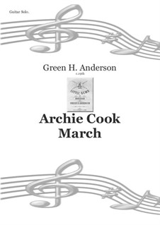 Archie Cook March by G.H. Anderson - free download on MusicaNeo