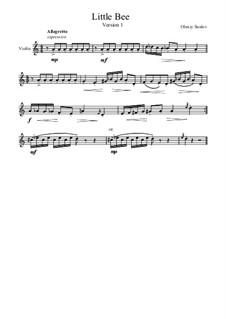 Dance of the little bee by Olexiy Suslov - sheet music on MusicaNeo