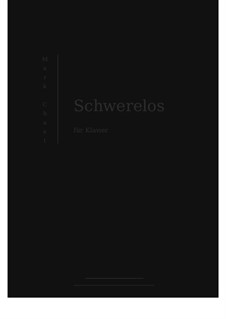Schwerelos by M. Chaet - sheet music on MusicaNeo