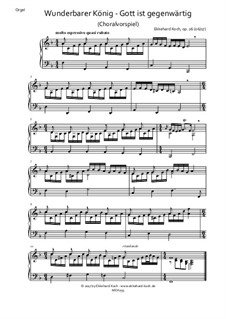 Wunderbarer König, Op.26 by E. Koch - sheet music on MusicaNeo