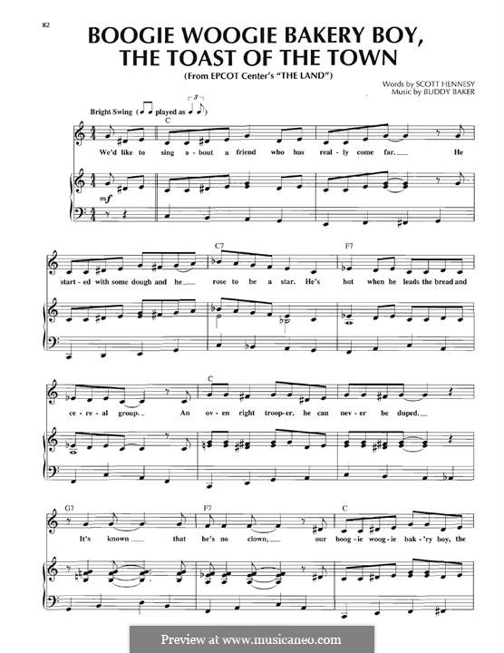 Boogie Woogie Bakery Boy, The Toast Of The Town (Scott Hennesy) by B ...