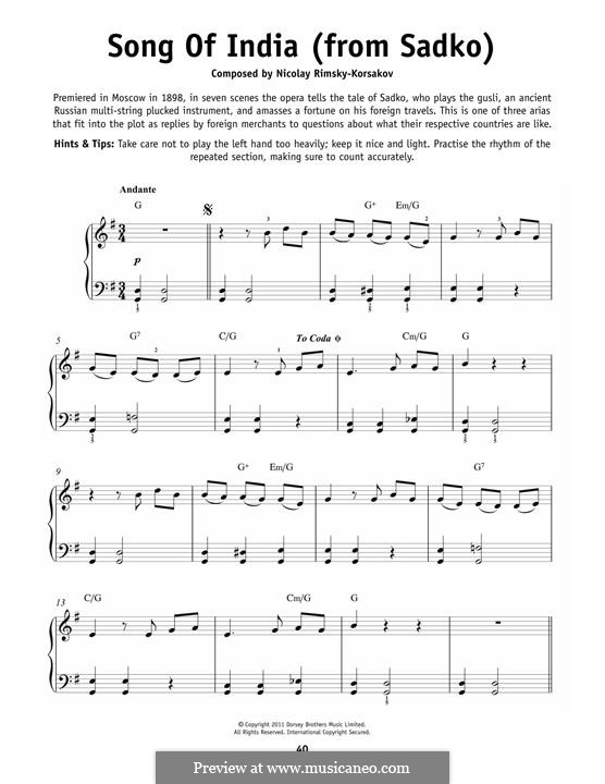Sadko. Opera by N. Rimsky-Korsakov - sheet music on MusicaNeo