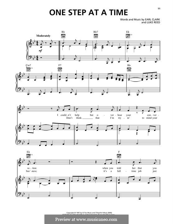 One Step At A Time (George Strait) by E. Clark, L. Reed on MusicaNeo