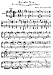 No.1 Furiant (Slavonic Dances, Op.46) by A. Dvořák on MusicaNeo