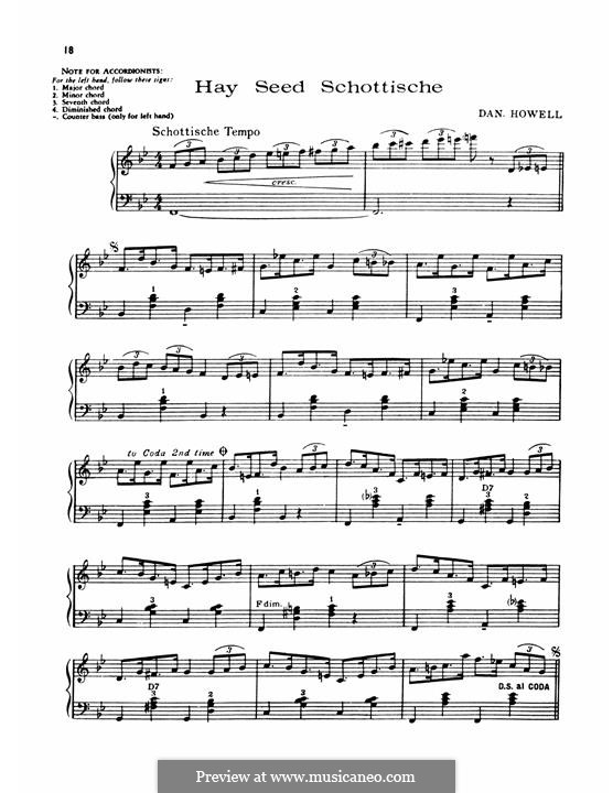 Hay Seed Schottische (Lawrence Welk) by D. Howell on MusicaNeo