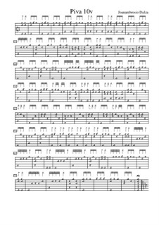 Piva, f.10v by J.A. Dalza - free download on MusicaNeo