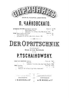 The Oprichnik, TH 3 by P. Tchaikovsky - free download on MusicaNeo